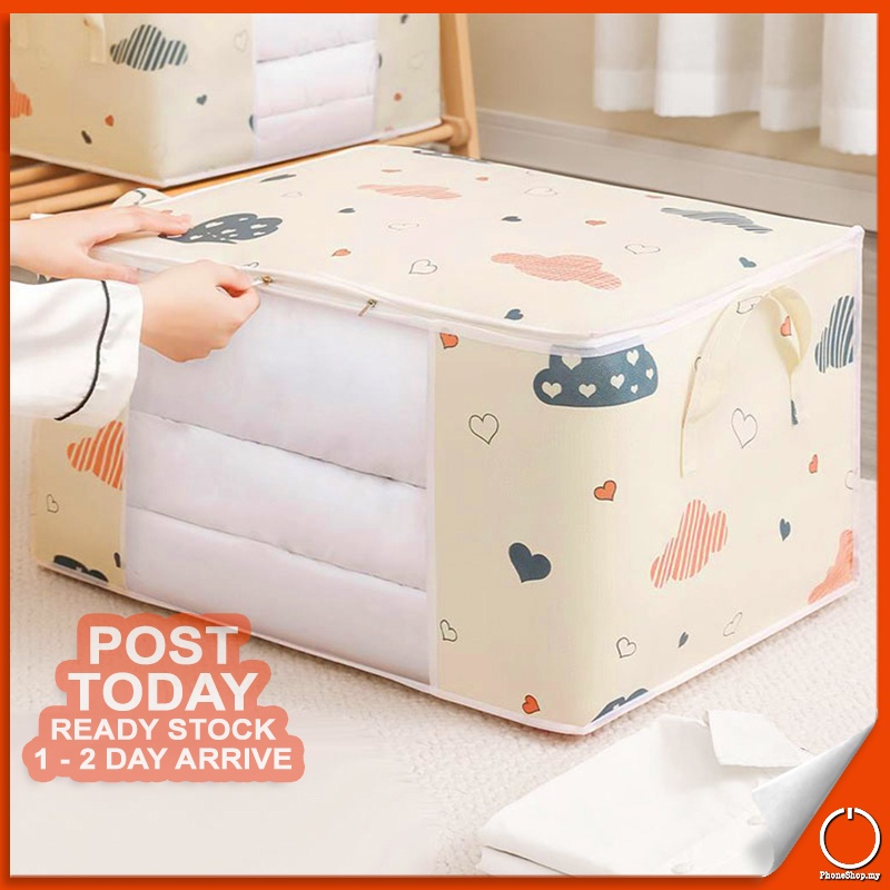 INSTANT VIEW Transparent Quilt Storage Bag Stackable Clothes Pillow ...