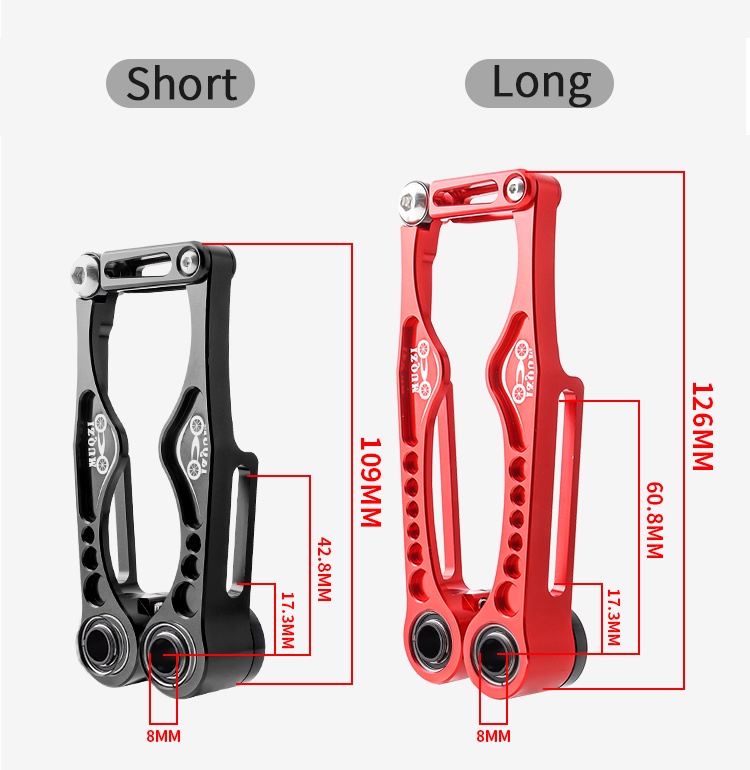 MUQZI 4 Color V Brake Caliper MTB Road Folding Bike CNC V Brake Caliper For Front/Rear Wheel ...