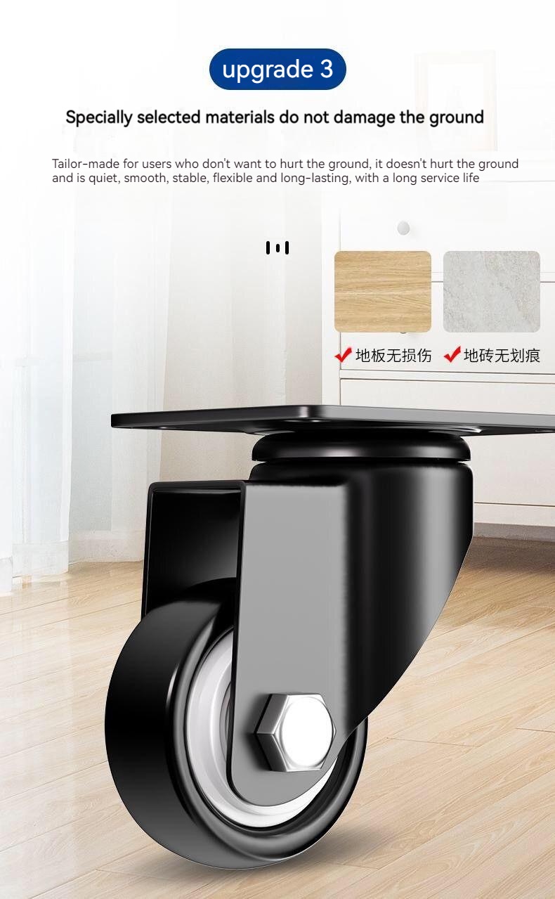 Universal Heavy Duty Wheel with Brake Silent Directional Steering ...