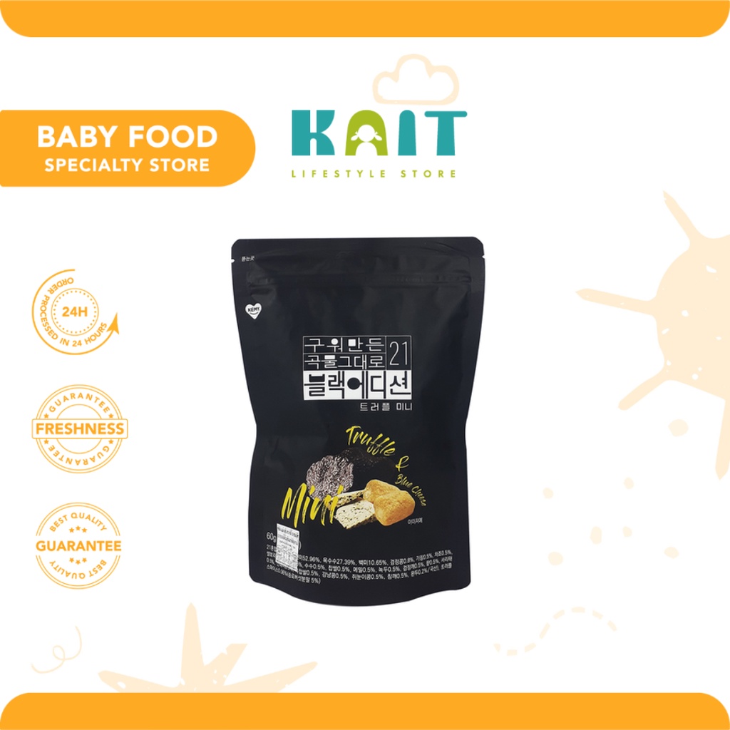 Kemy Black Edition Blue Cheese & Truffle Mini (60g) | Shopee Singapore