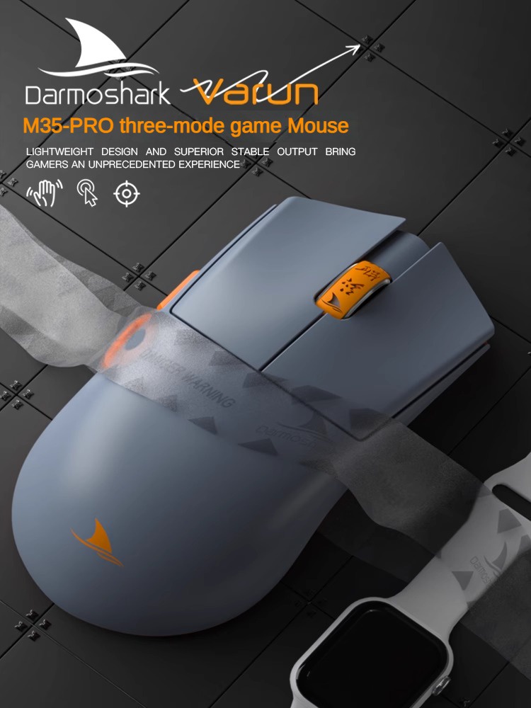 Darmoshark M3S-PRO Lightweight PAW3395 E-sports game three-mode ...