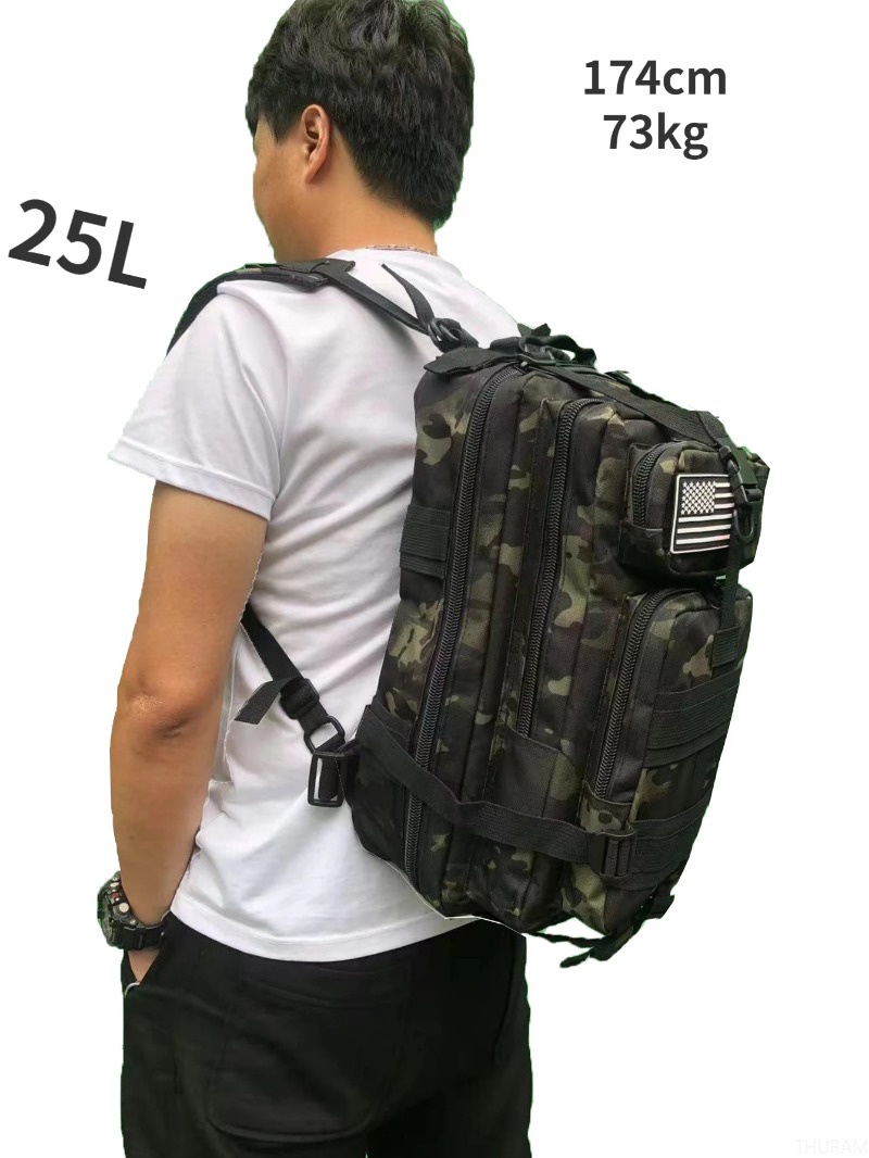 25L/50L 1000D Nylon Waterproof Trekking Fishing Hunting Bag Backpack ...