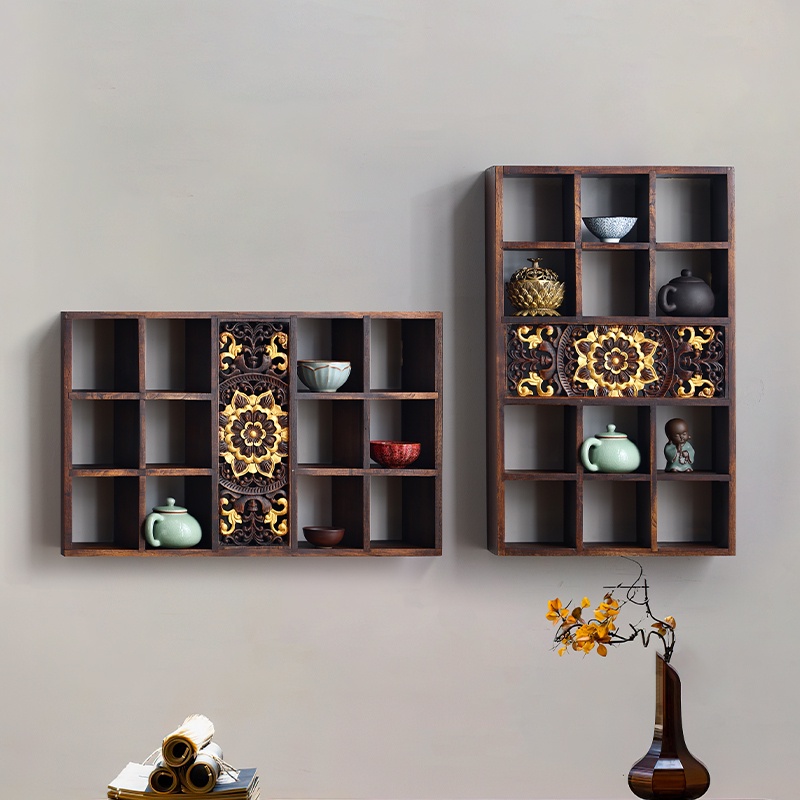 Wooden Hanging Shadow Box Shot Glass Display Collectibles Display Stand ...