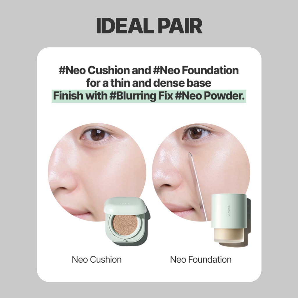 LANEIGE NEO Essential Blurring Finish Powder 7g Duo Set | Shopee Singapore