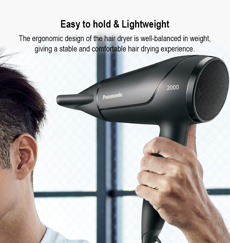 Panasonic 2000W Fast Dry Hair Dryer EH-ND65-K605 Foldable | Shopee ...