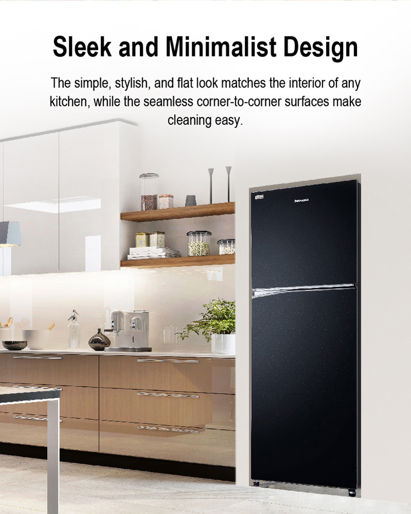 Panasonic 366L 2 Doors Refrigerator with Jumbo Freezer NR-TL381BPKS ...