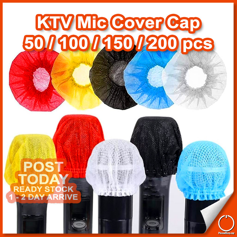 SOUND SAFE 50/100/150/200 Pairs Karaoke Microphone Mic Cover Hygiene ...