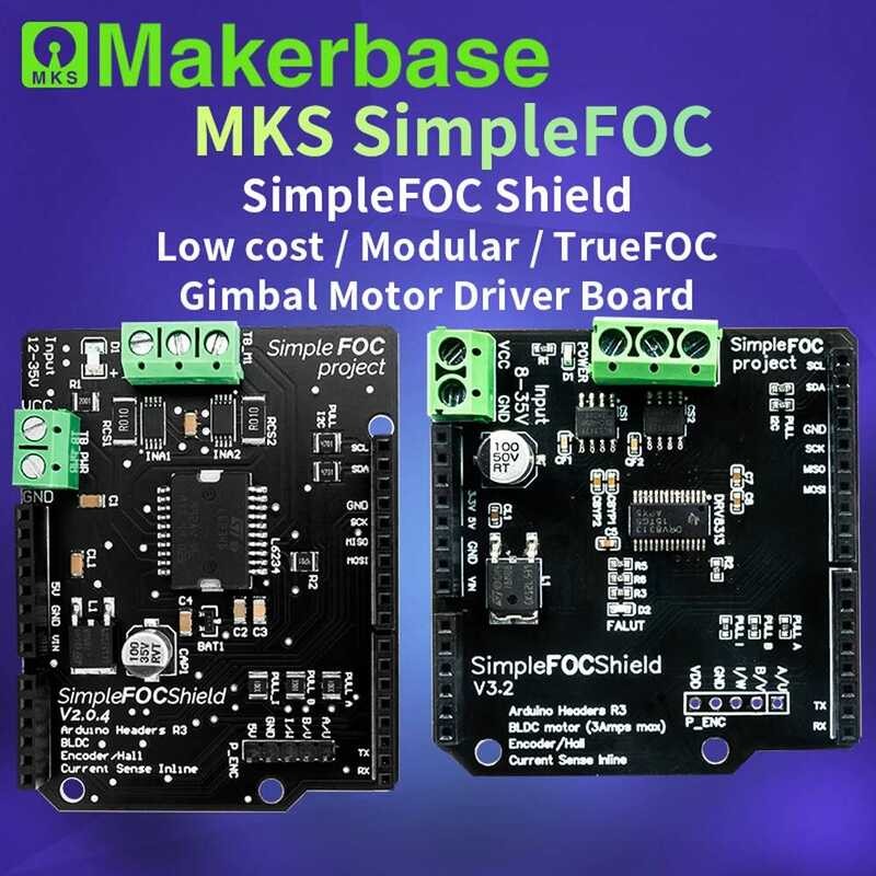 87 Makerbase 2 Simplefoc Shield V2.0.4 FOC BLDC Motor Controller Board ...