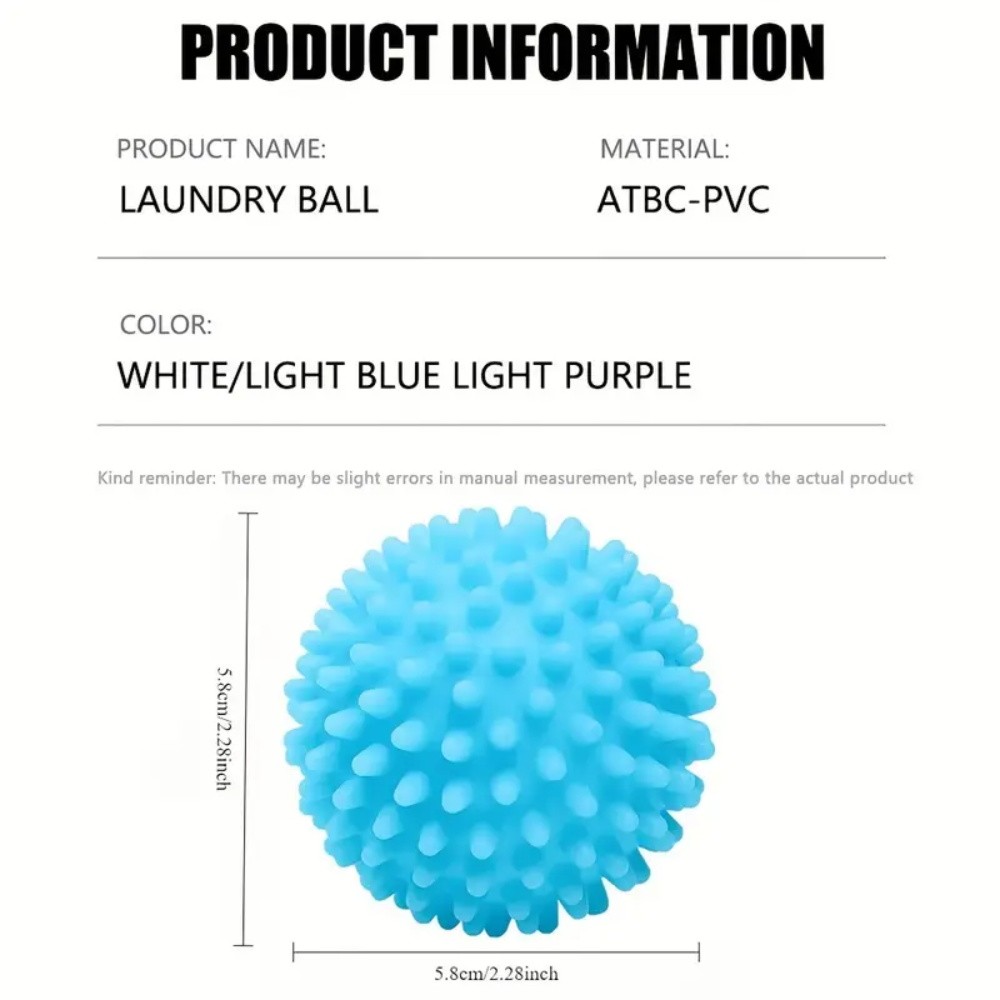2pcs Reusable Laundry Ball Stain Removal Anti-Tangling Drum Washing ...