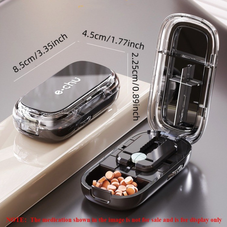 Mini Package Medicine Box Detachable and Washable Tablet Splitting ...