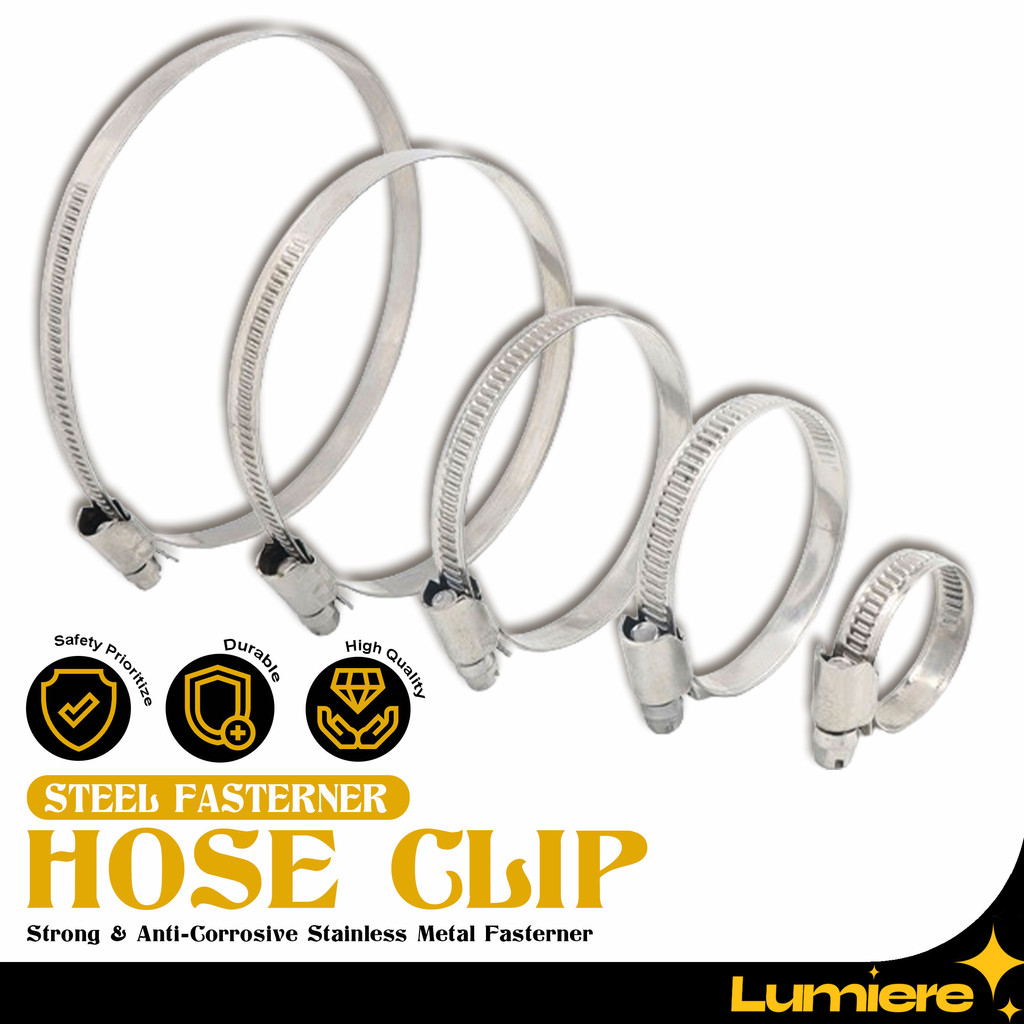 Klip Hose Clip Radiator Intercooler Clip 304 Clamping Pengikat Besi ...