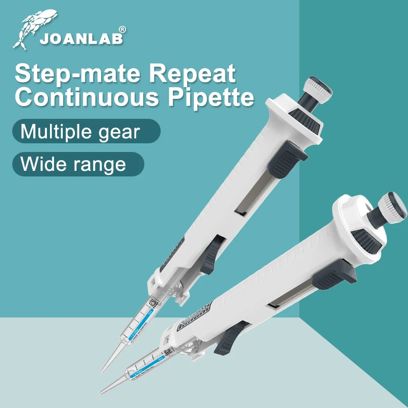 JOANLAB Continuous Dispenser Laboratory Pipette Adjustable Manual ...