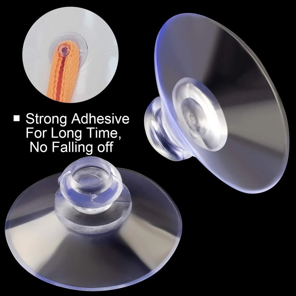 10/20/30/40/50Pcs Suction Cup Stickers - Mushroom Head Suckers Wall ...