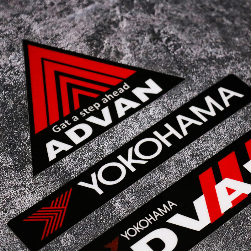 ** Ready stock #Yokohama Yokohama ADVAN Triangle Logo Body Reflective ...