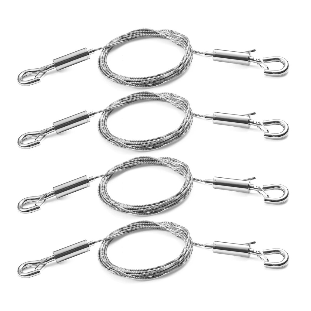 304 stainless steel rope with hooks/lifting rope with fixable end/sling ...