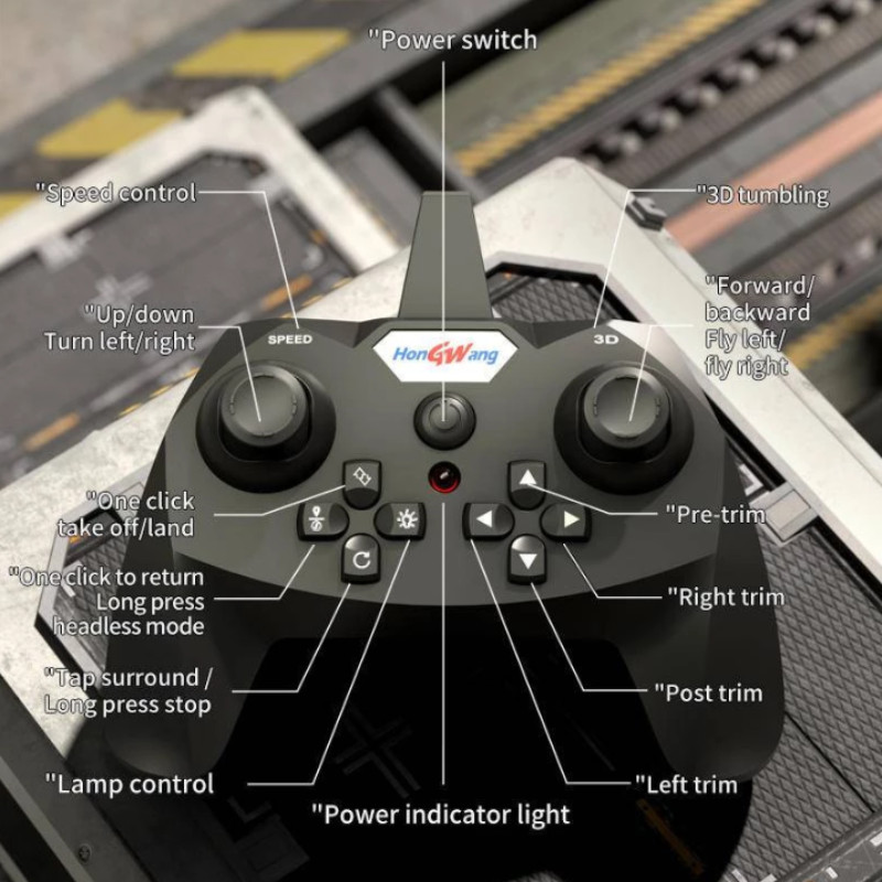 SG Local - L0712 Jet Fighter Remote Control 360° Stunt Spin Remote ...