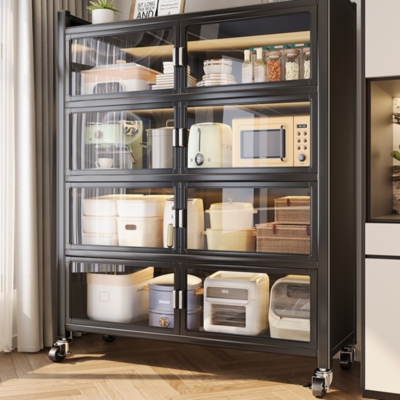 Kitchen Cabinet Kitchen Storage Shuaishi Rack Floor Standing Multi ...