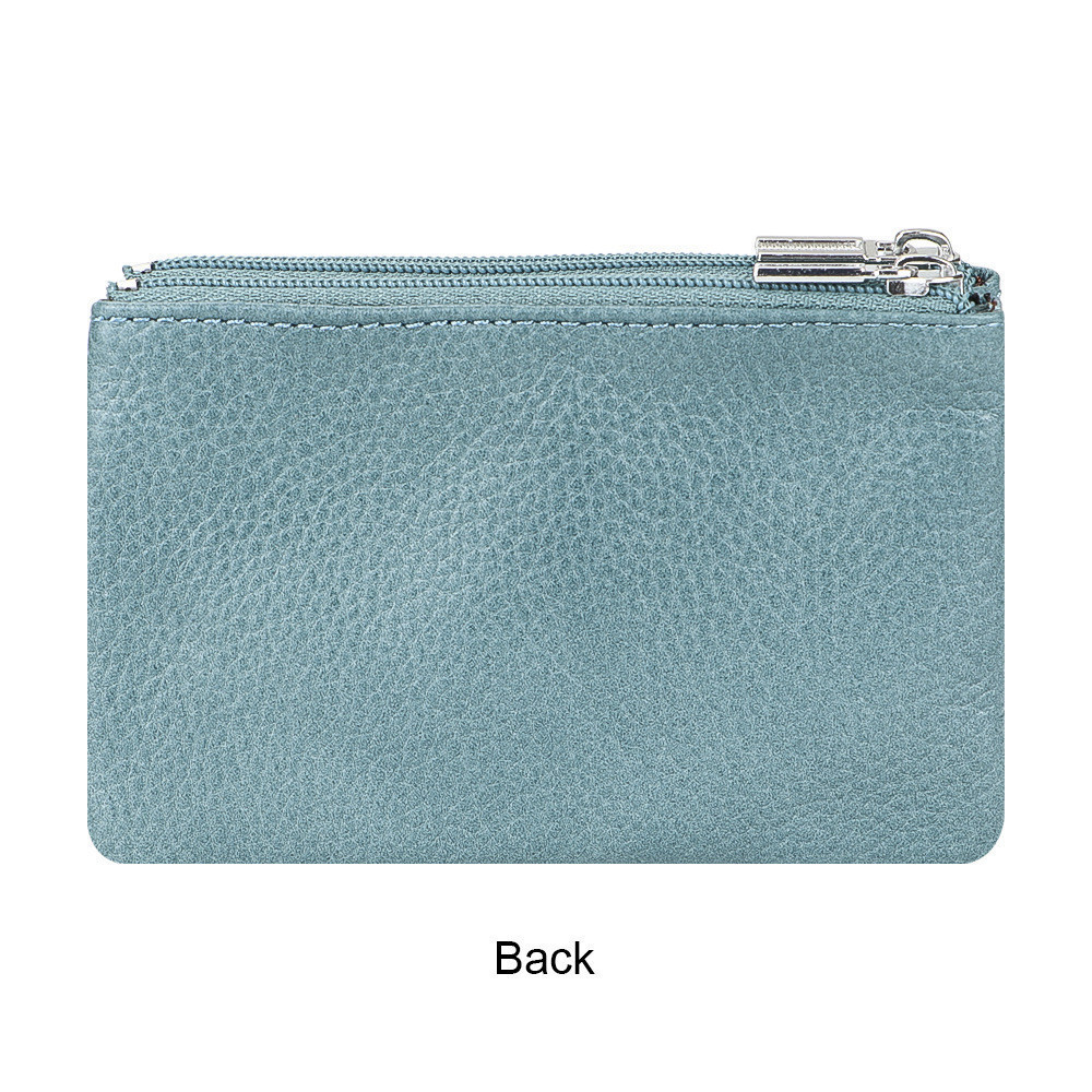 Royal Bagger Mini Leather Coin Purse with Keychain, Multi Storage Bag ...