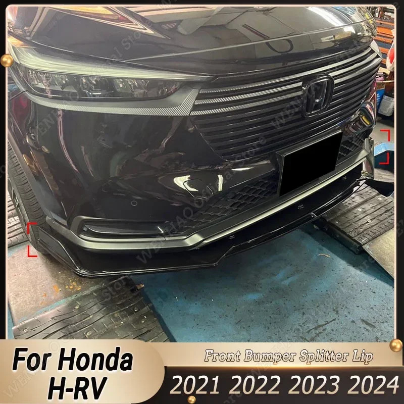 For Honda H-RV E:HEV RV5 2021-2024 3TH HRV/VEZEL Car Front Bumper Lip ...