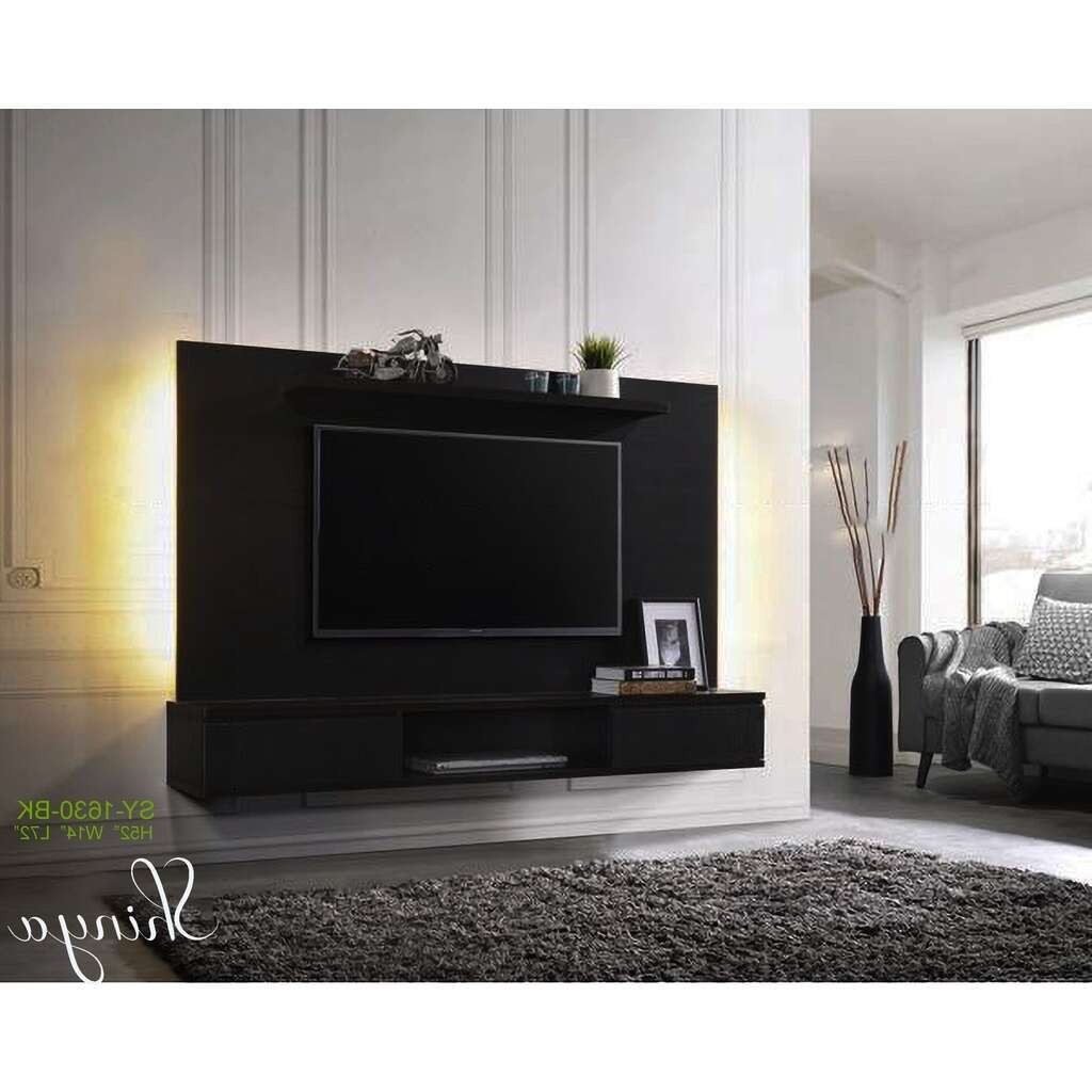 Modern Contemporary Feature Wall-Mounted TV Cabinet (4Ft, 5Ft, 6Ft, 7Ft ...