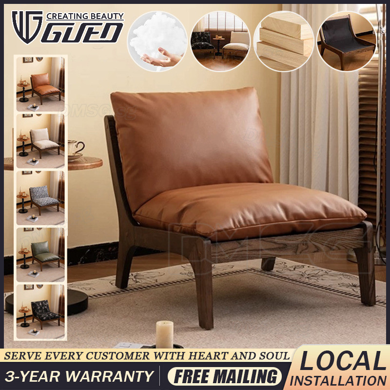 GUED Single Sofa Chair Modern Simple Balcony Leisure Chair Living Room ...