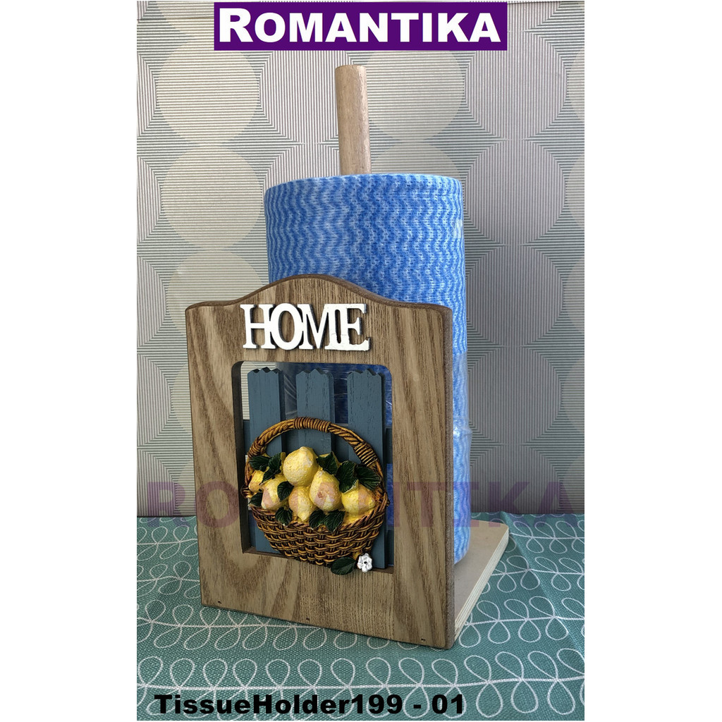 Romantika Portable Kitchen Tissue Holder Paper Roll Holder Table Tissue ...