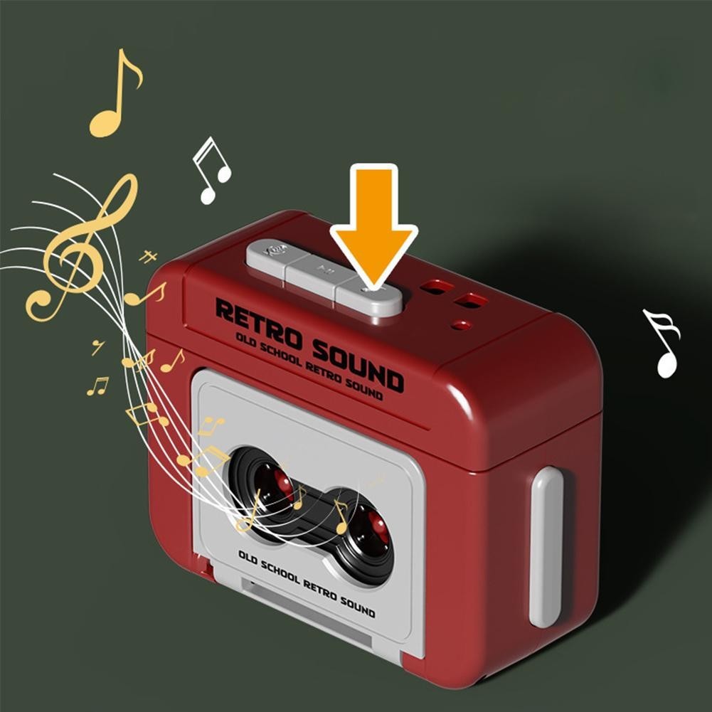 Mini Retro Recording Keychain Funny Cassette Key Ring Teacher Gift ...