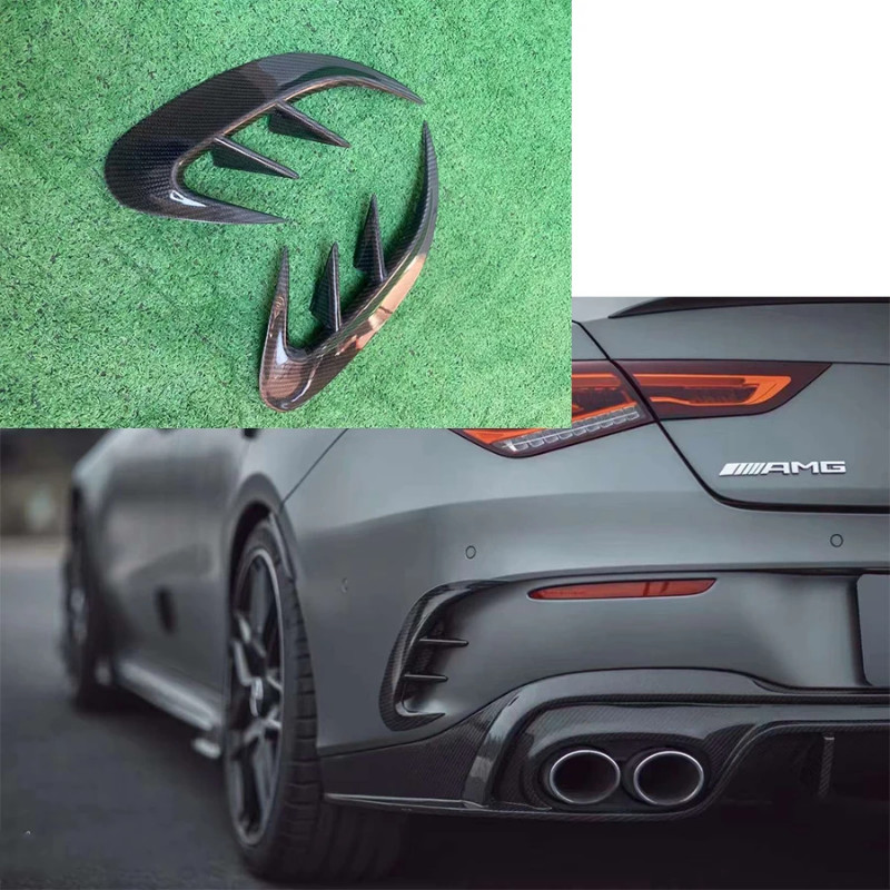 Carbon fiber later Car Parts Rear Bumper Spoiler For Mercedes Benz CLA ...