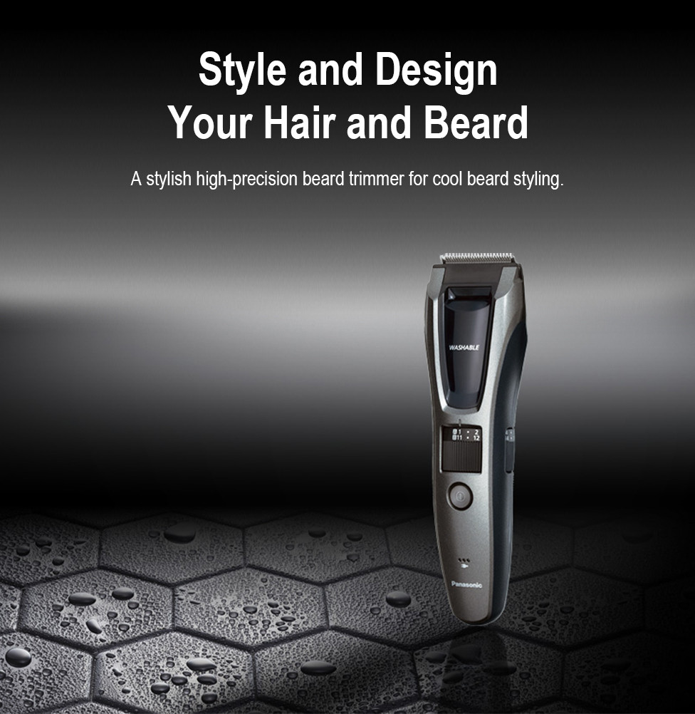 Panasonic ER-GB60-K451 Beard & Hair Trimmer with 5 Cutting Length ...