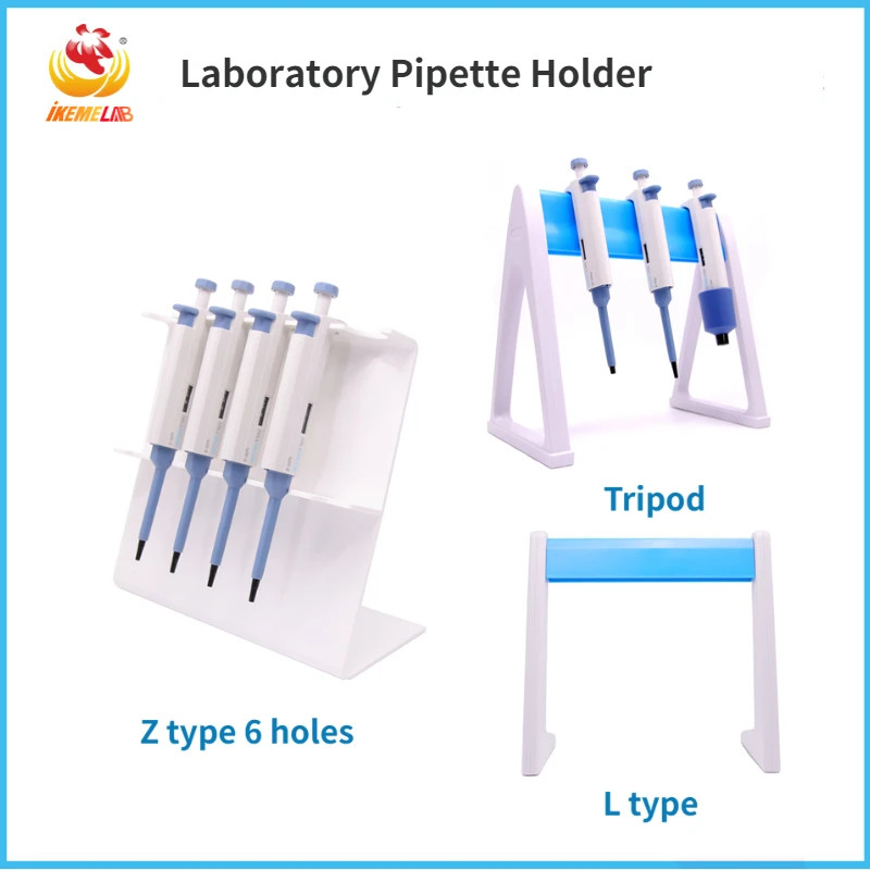 IKEME Plastic Pipette Holder Z-type Pipette Rack 6-Hole Pipette Holder ...