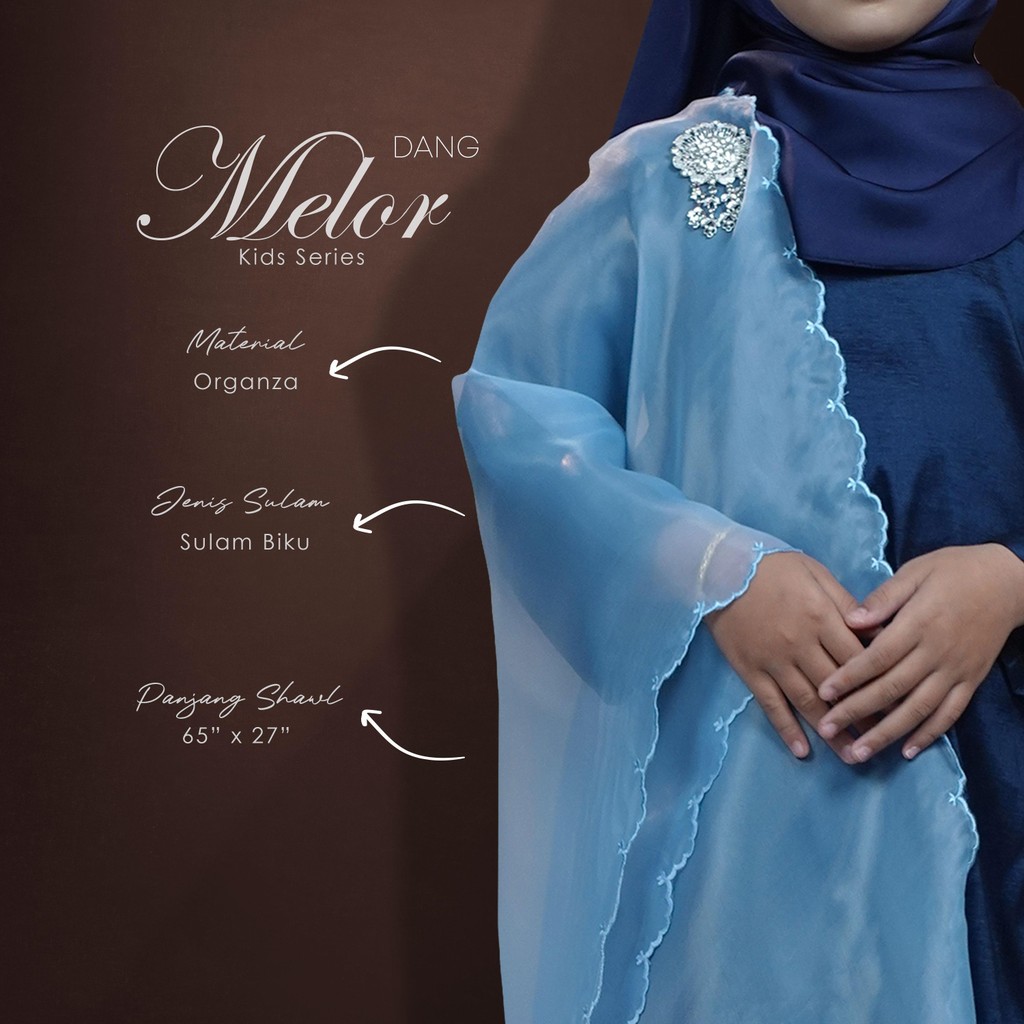 SELENDANG DANG MELOR KIDS Selendang Exclusive Shawl Accessories Shawl ...