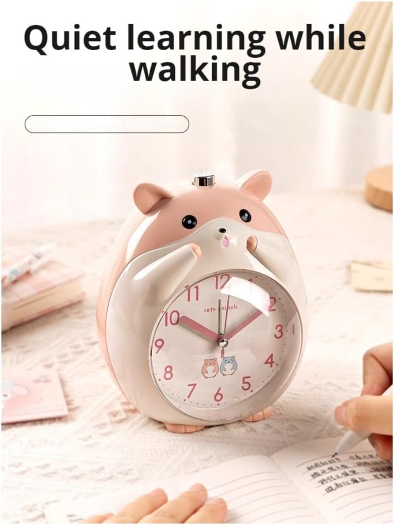 Hamster Alarm Clock for Kids – Cute Cartoon Sleep Trainer with Wake-Up ...