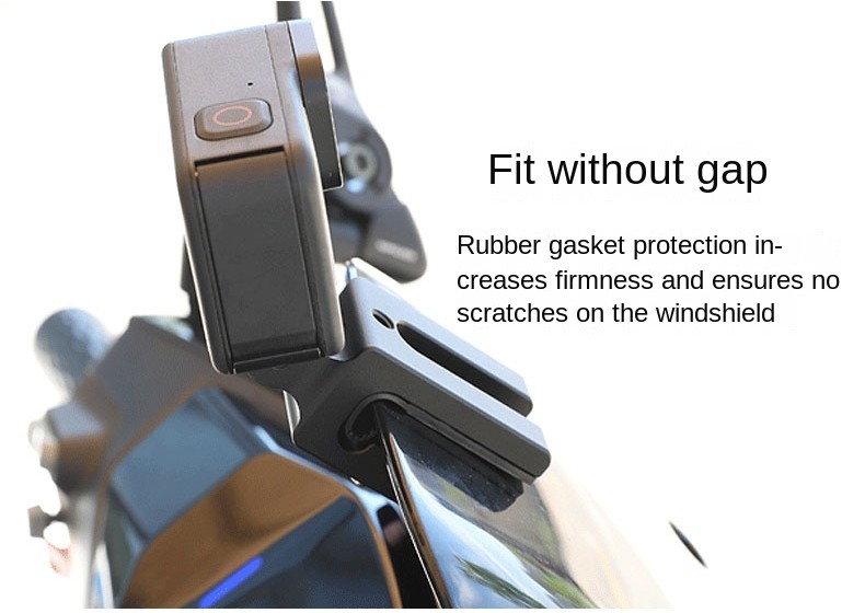 Motorcycle Windshield Mount Clamp Aluminum Mount For GoPro Hero 12 11 ...