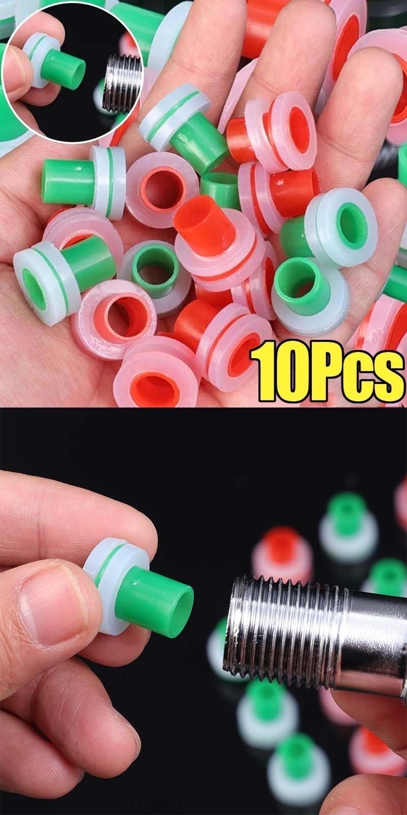 10/20pcs Faucet Valve Sealing Ring Fastener - Thread Leak-Proof Faucet ...