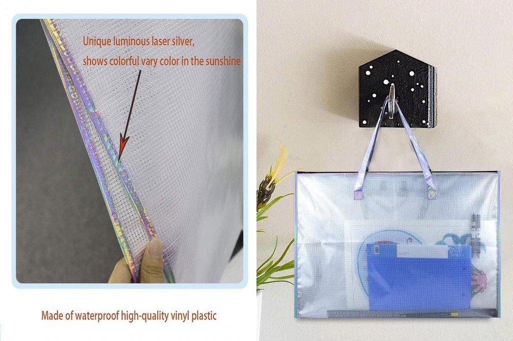 SPRINGGREEN| Artist Portfolio Case Mesh Document Tote Bag Portable Art ...