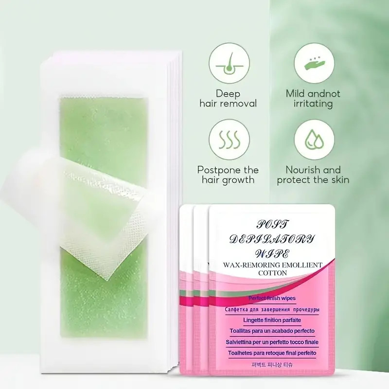 Hair Removal Wax Strips, Ready To Peel Off Facial Eyebrow Lip Hair ...
