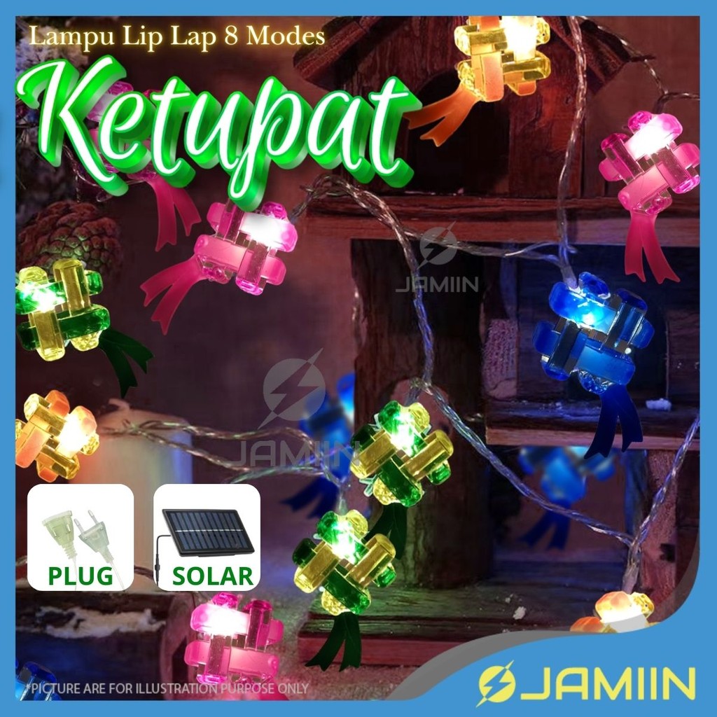 Raya 2025 Solar / Plug Lampu Raya Lip Lap Ketupat Raya Lamp Raya ...