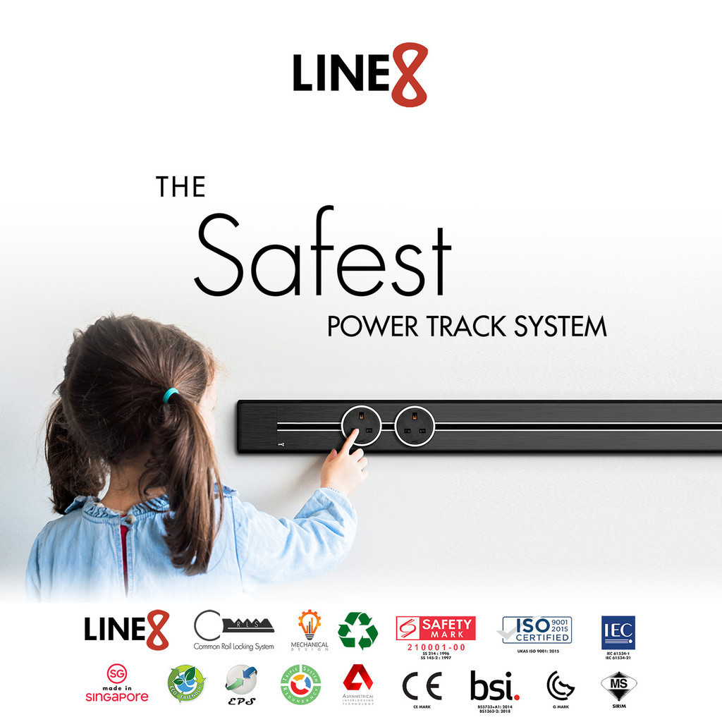Line8 Power Track Model S 1000mm Package Deal (Without Installation ...