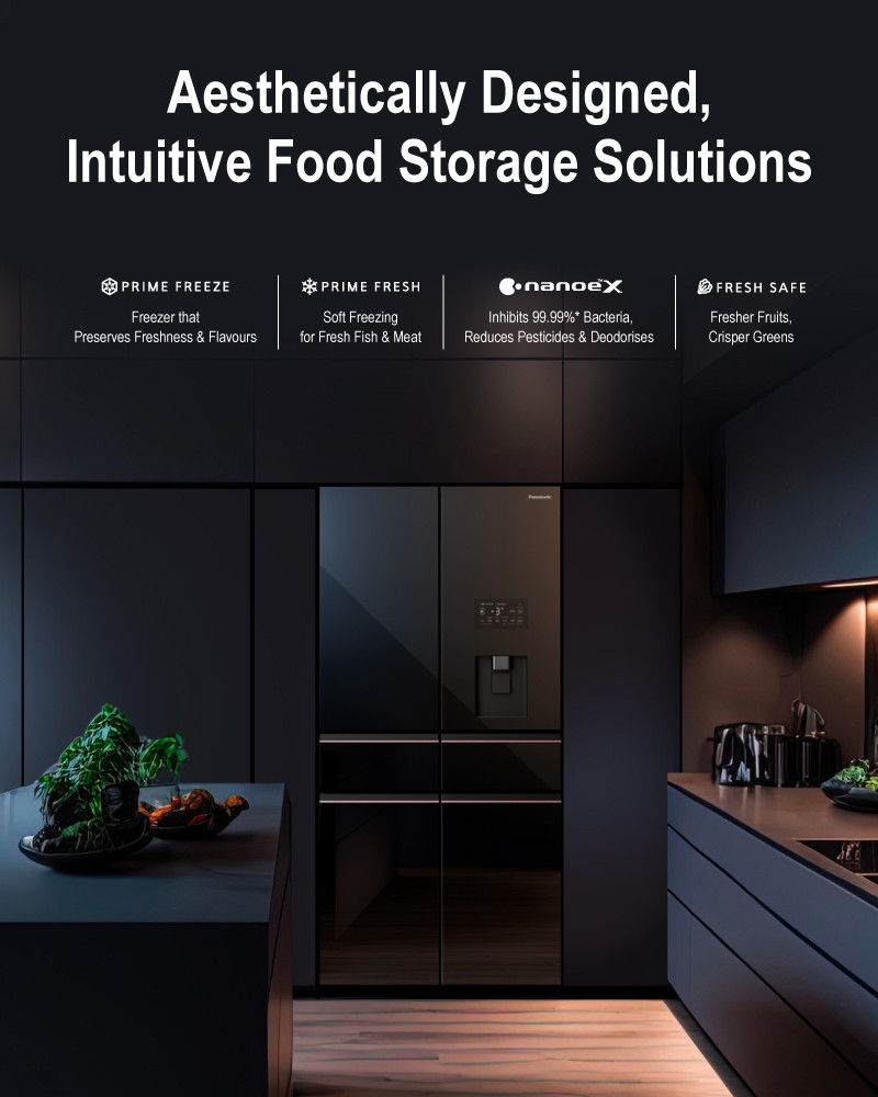 Panasonic PRIME+ Edition 6-Door Refrigerator NR-WY720ZMMS with Auto Ice ...