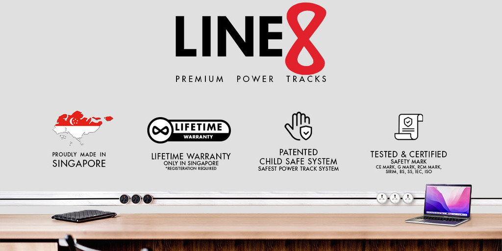 Line8 Power Track Model S 600mm Package Deal (Without Installation ...