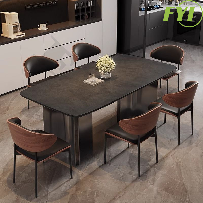 Dining Table Rock table Italian light dining modern minimalist living ...