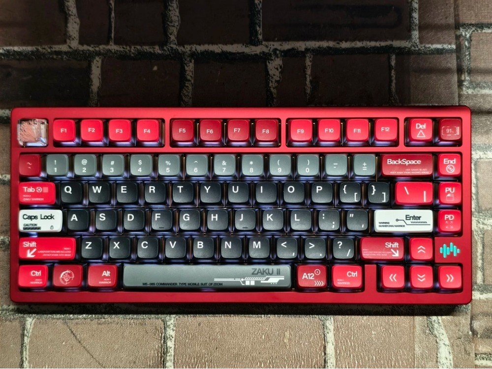 ZAKU Keycap MDA Profile PBT 120 Keys Four-sided Light Transmission Dye ...