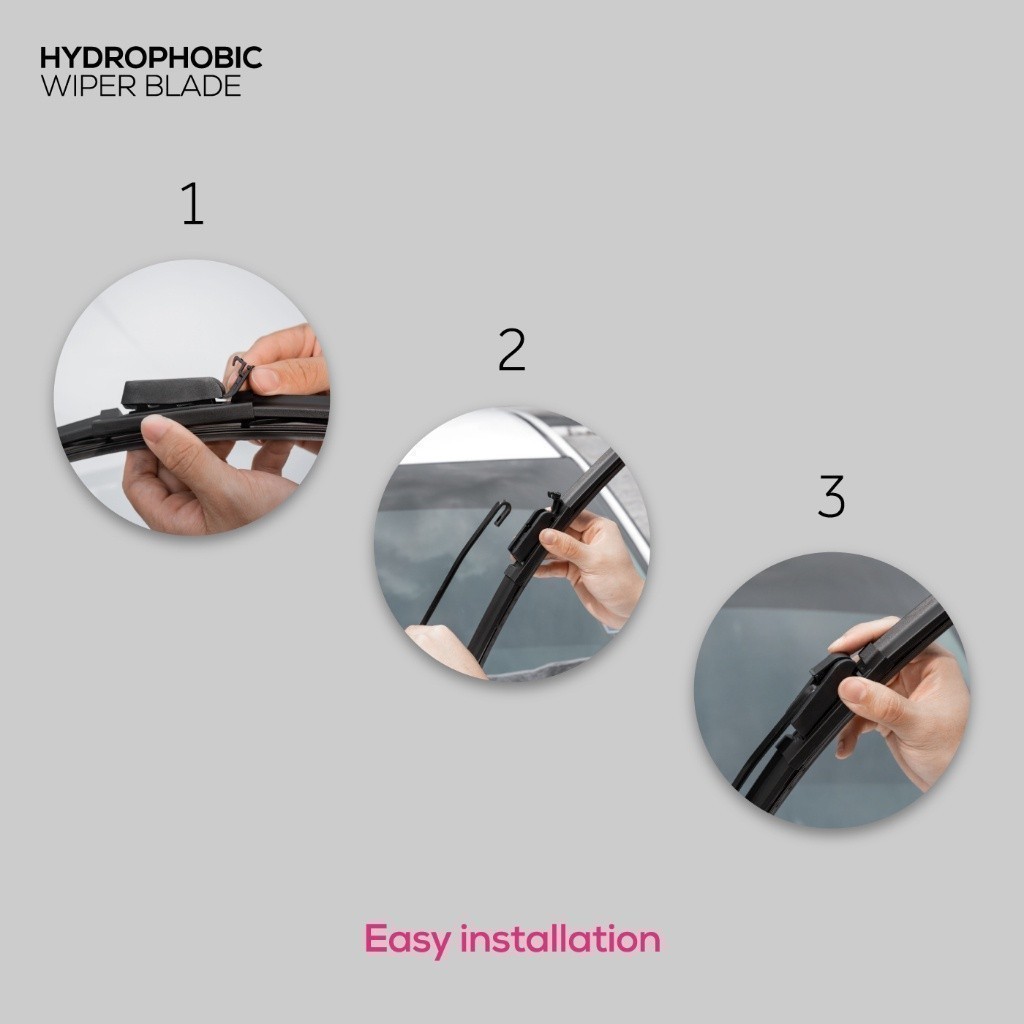 Trapo Hydrophobic Wiper Blades [FRONT WIPER] windshield windscreen ...