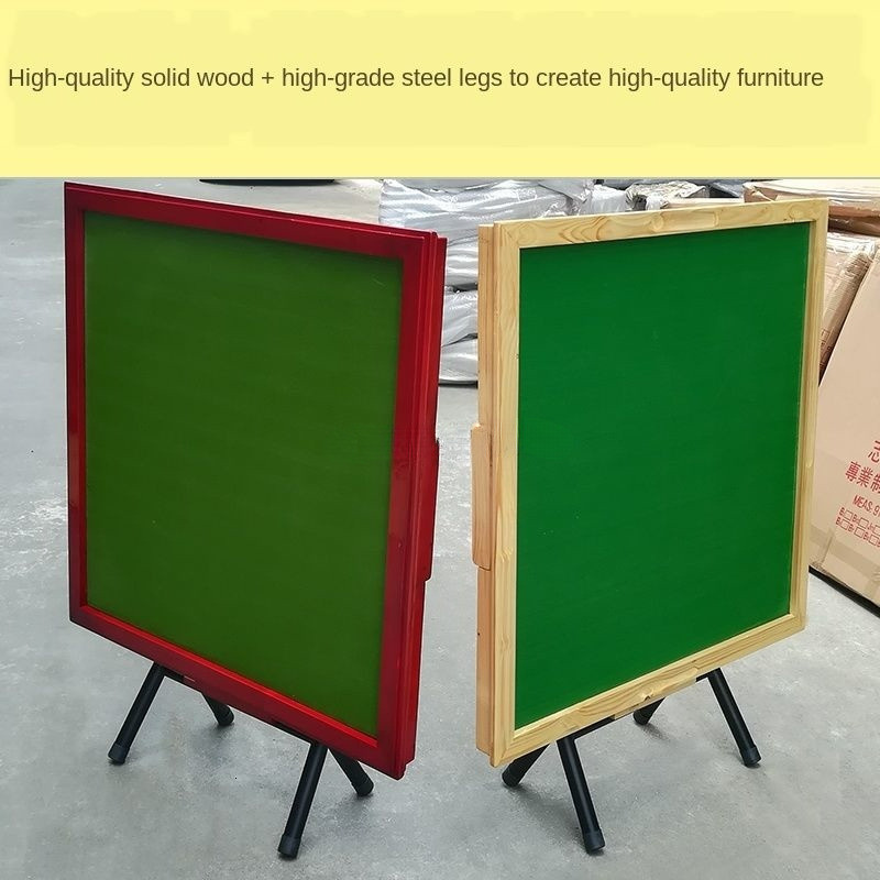 Simple Chess Folding Mahjong Table Portable Solid Wood Chinese Hand ...