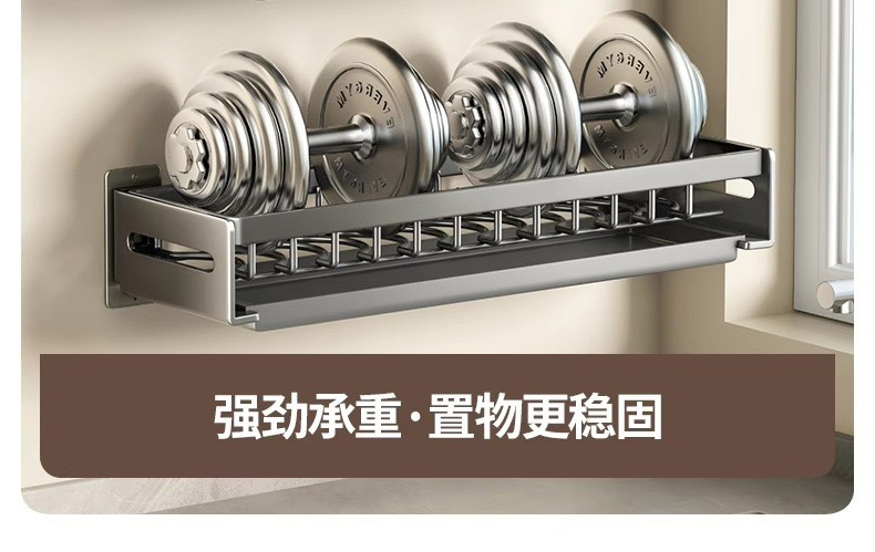 [in stock] Punch-Free Kitchen Dish Rack Stainless Steel Disc Rack ...
