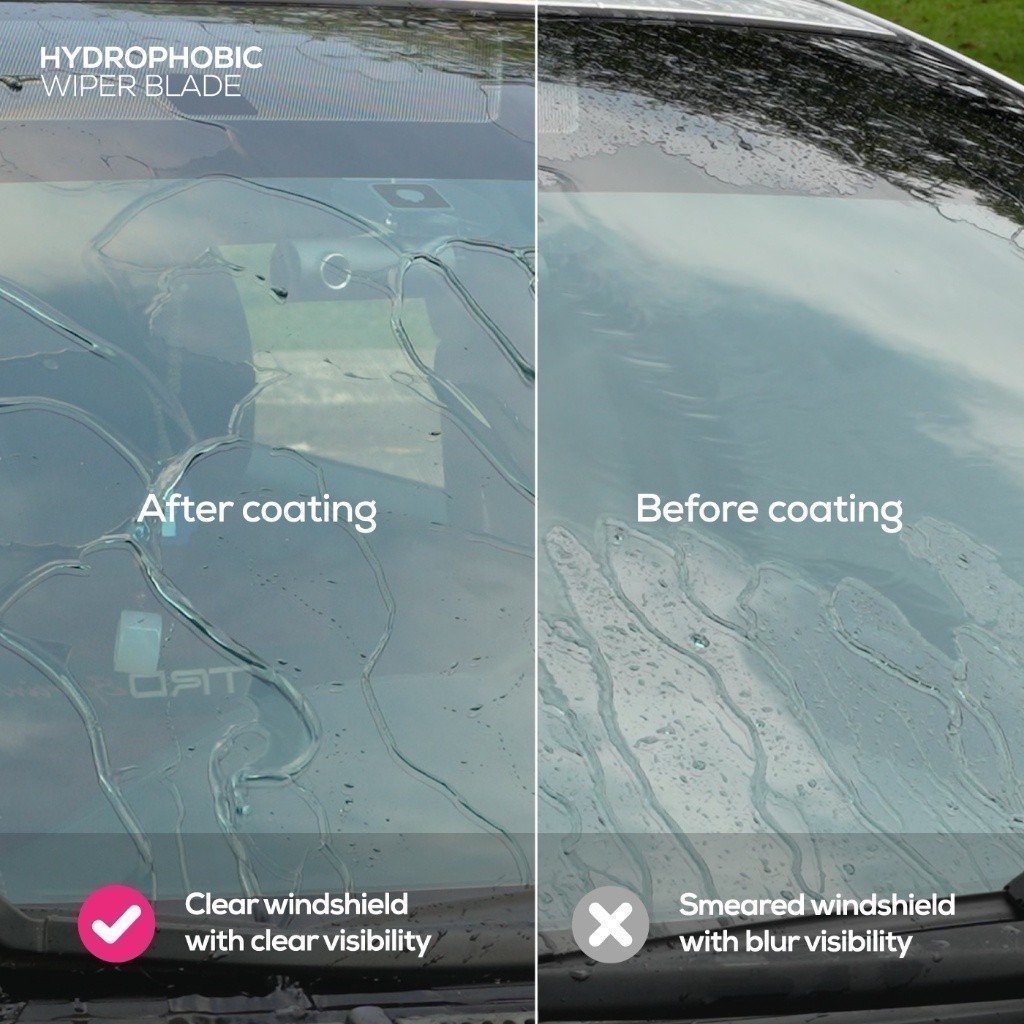 Trapo Hydrophobic Wiper Blades [FRONT WIPER] windshield windscreen ...