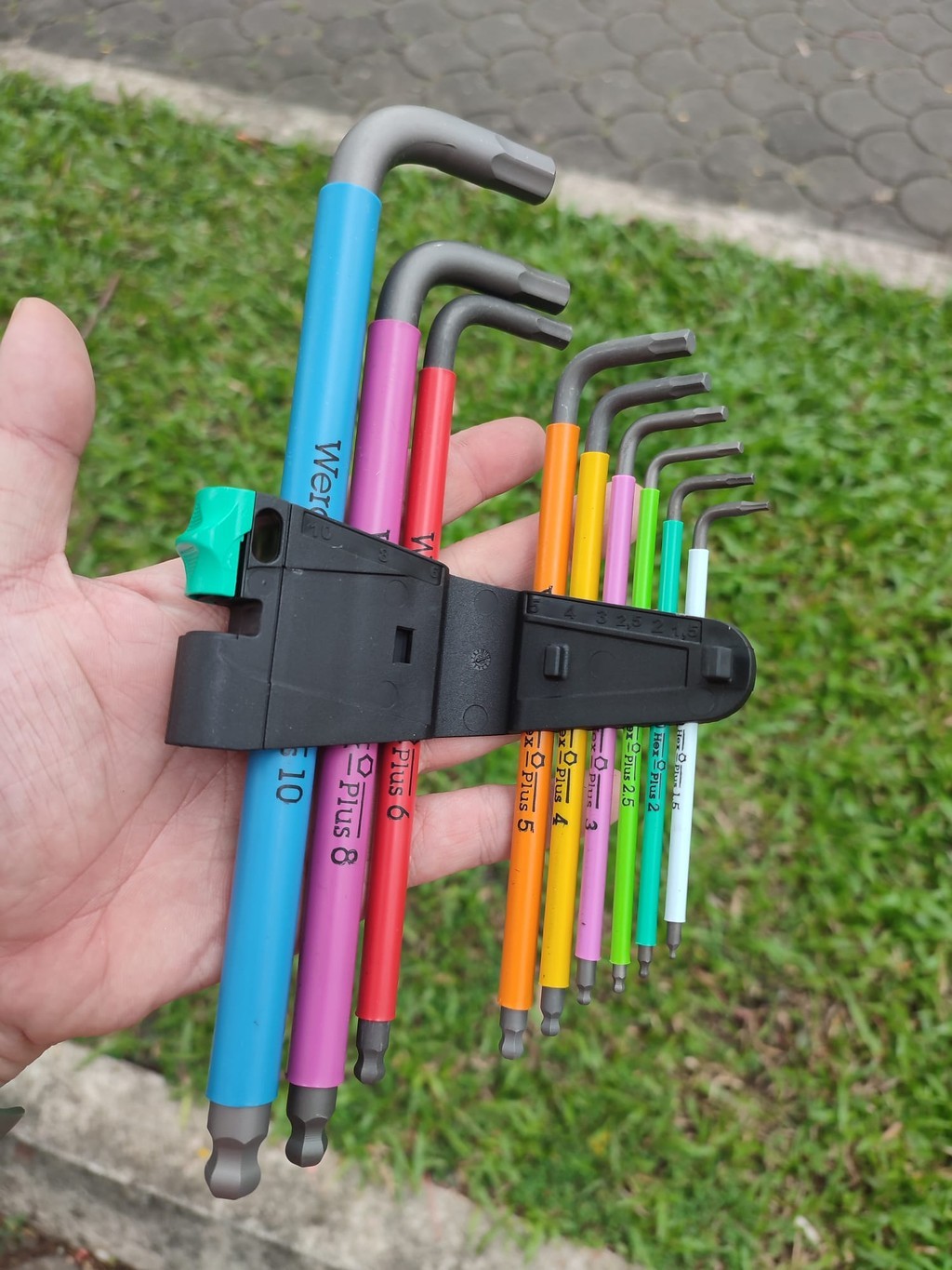 🎁Free Gift included Wera 950/9 Hex-Plus Multicolour 9 Pieces Metric ...