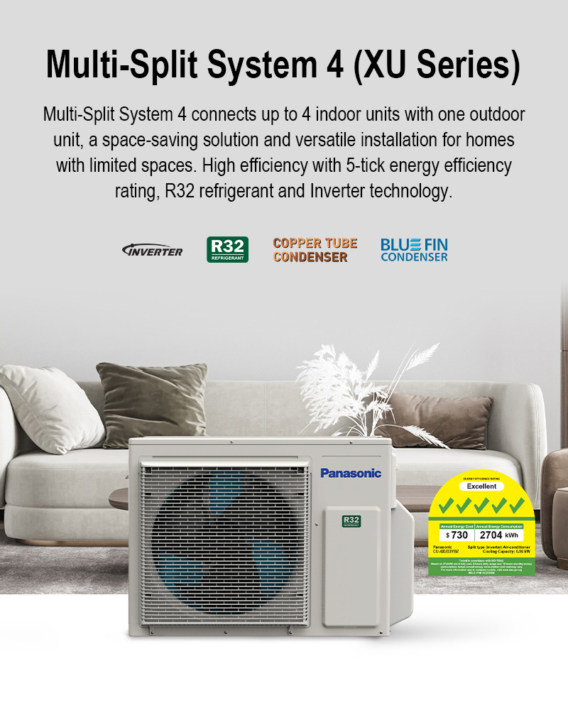 Panasonic X-Premium R32 System 1 / Single Split Aircon with nanoe™X (5 ...