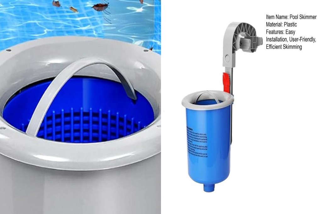 oupinwou Chlorine and Bromine Resistant Pool Skimmer Auto Skimming Pool ...