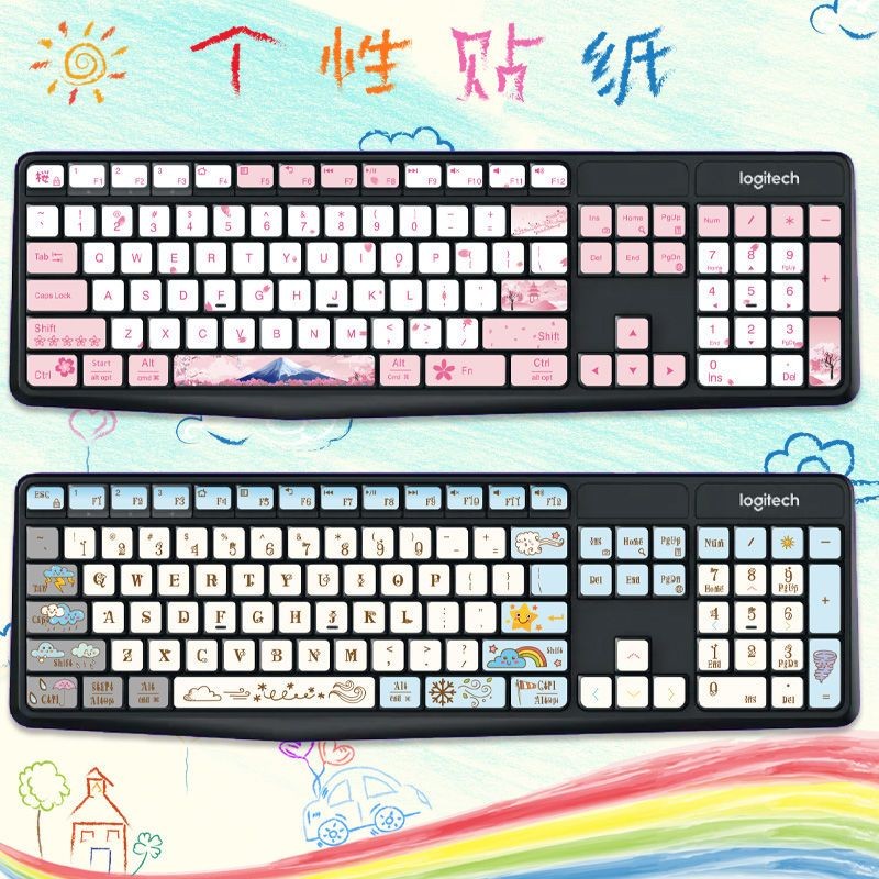 Logitech MK K KS MK Desktop Keyboard Sticker Key Sticker Film | Shopee Singapore